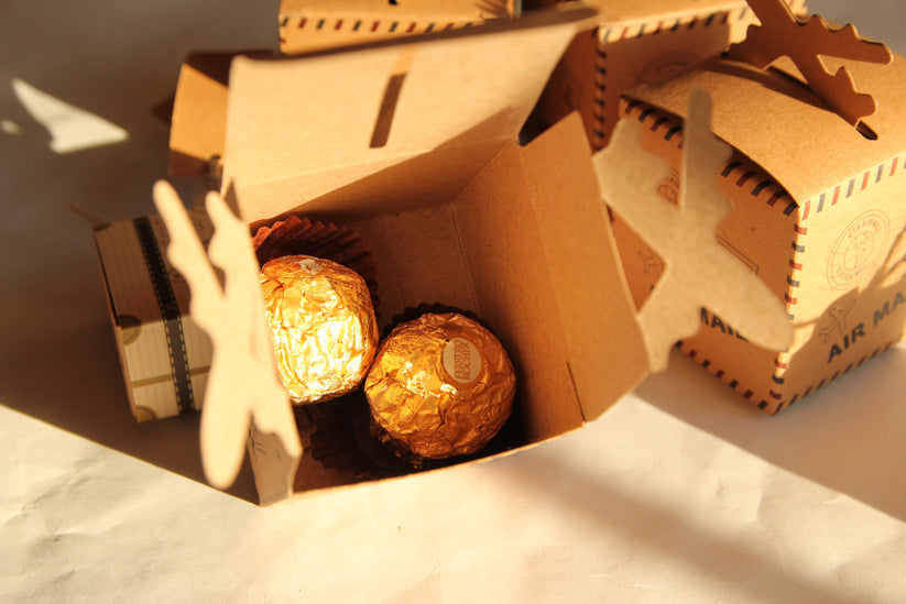 Square Airplane Postal Package Box (12 pieces) – Americasfavors