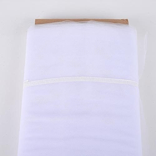 54" White Tulle (40 yards) – Americasfavors