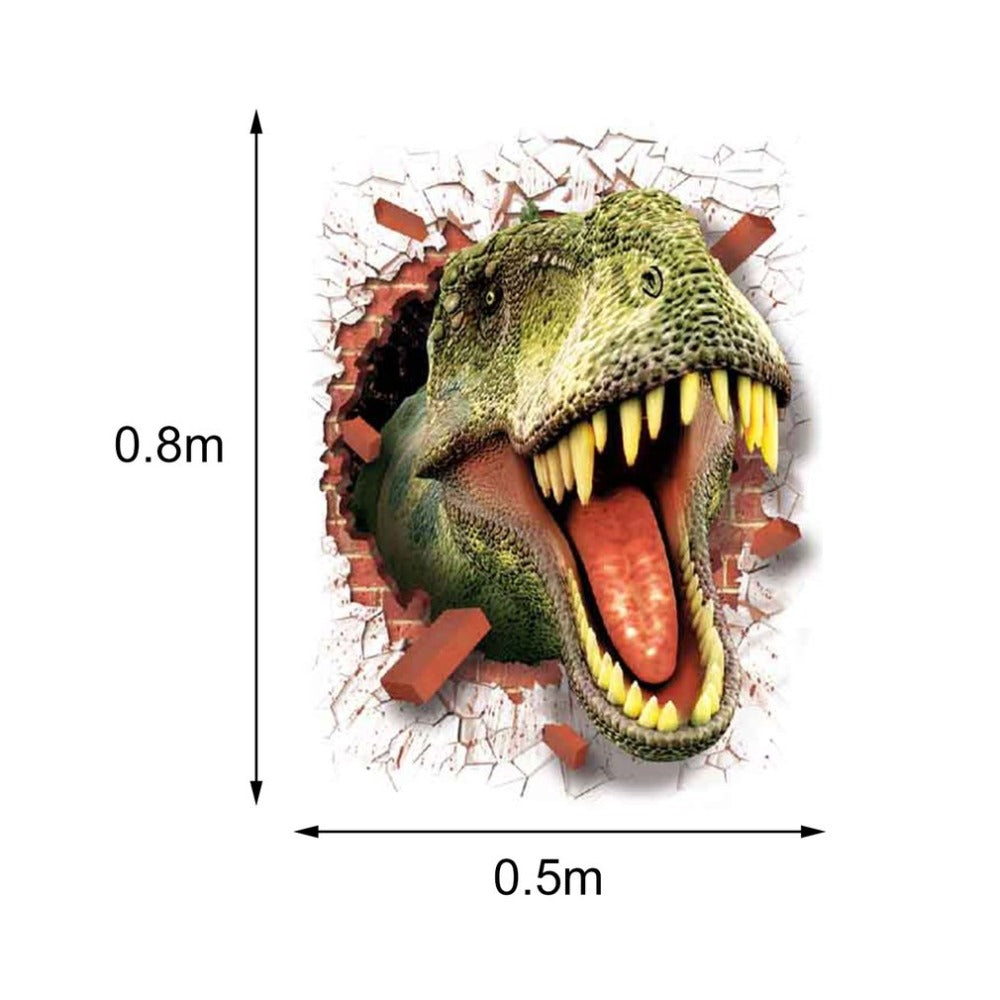 3D Cartoon Dinosaur Wall Sticker Home Decoration Backdrop – Americasfavors