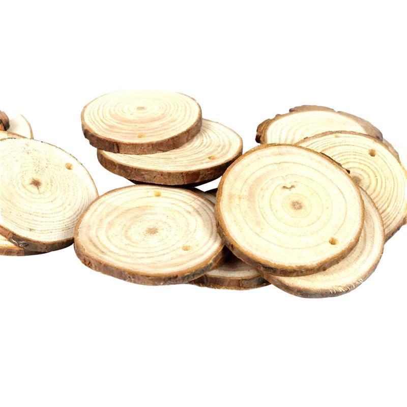 20 pcs - Wood Log Discs – Americasfavors